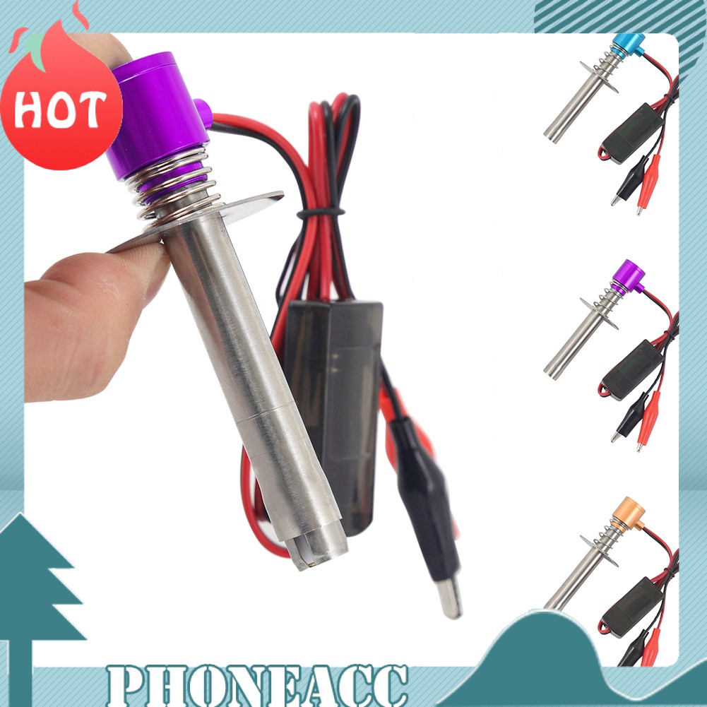 6-24V Electronic Glow Plug Starter Igniter Upgraded Part for 1/10 1/8 ...