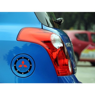 Mitsubishi Fuel Tank Cap Sticker Car Decal for Ralliart Lancer 9 10 Asx ...