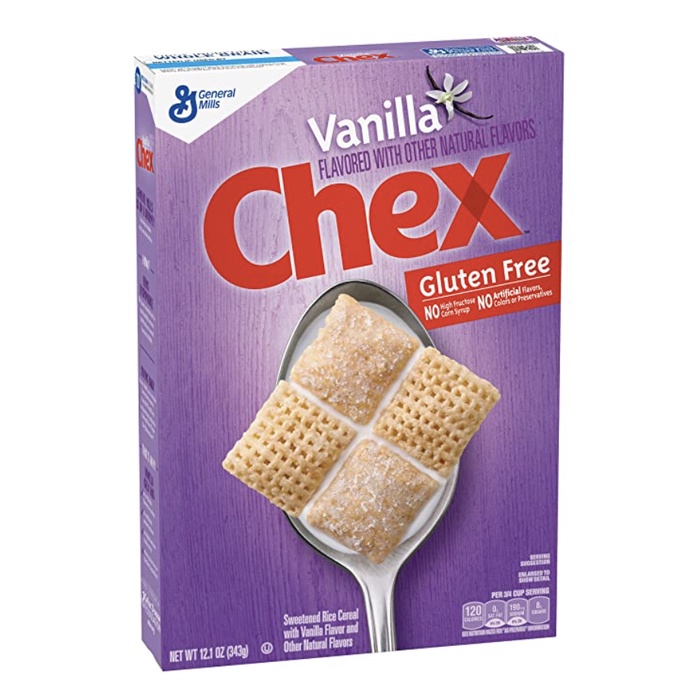 [พร้อมส่ง] ซีเรียล Vanilla Chex Cereal, Gluten-Free Cereal, 12.1 oz ...
