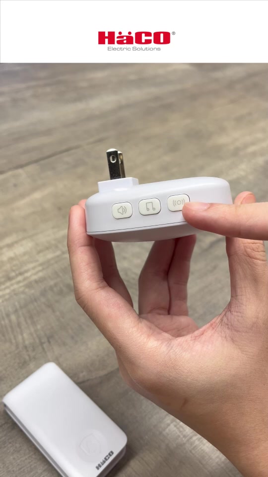 HACO กระดิ่งไร้สาย แบบเสียบปลั๊ก พร้อมรีโมทคีเนติก ไม่ใช้ถ่าน กันน้ำ100% รุ่น HWD-K885 | Shopee ...