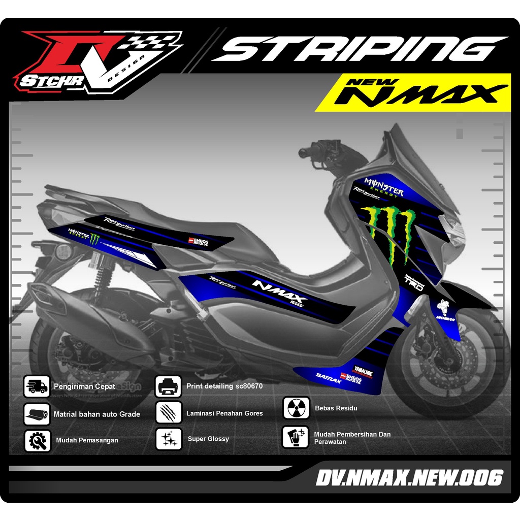 ใหม่ NMAX STRIPING / NEW NMAX STRIPING ALL DESIGN ใหม่ล่าสุดปี 2020 ...