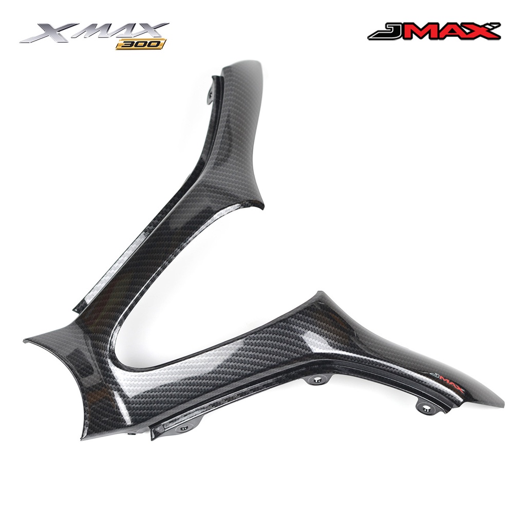 ชุดคิ้วคอนโซล ฝาปิดฝาถังน้ำมัน XMAX 300 2017-22 JMAX 2 ชิ้น ตรงรุ่น ลาย ...