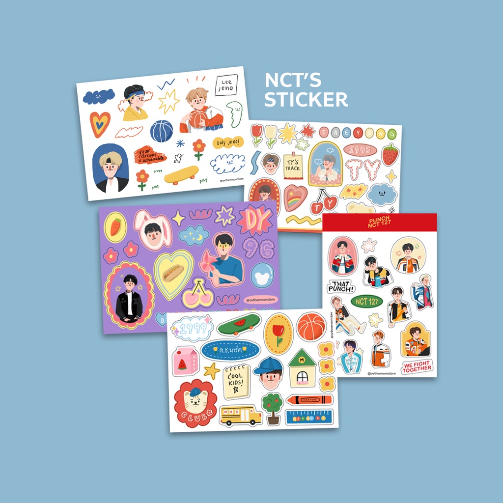 NCT's STICKER - สติ๊กเกอร์ nct ver.B | Shopee Thailand
