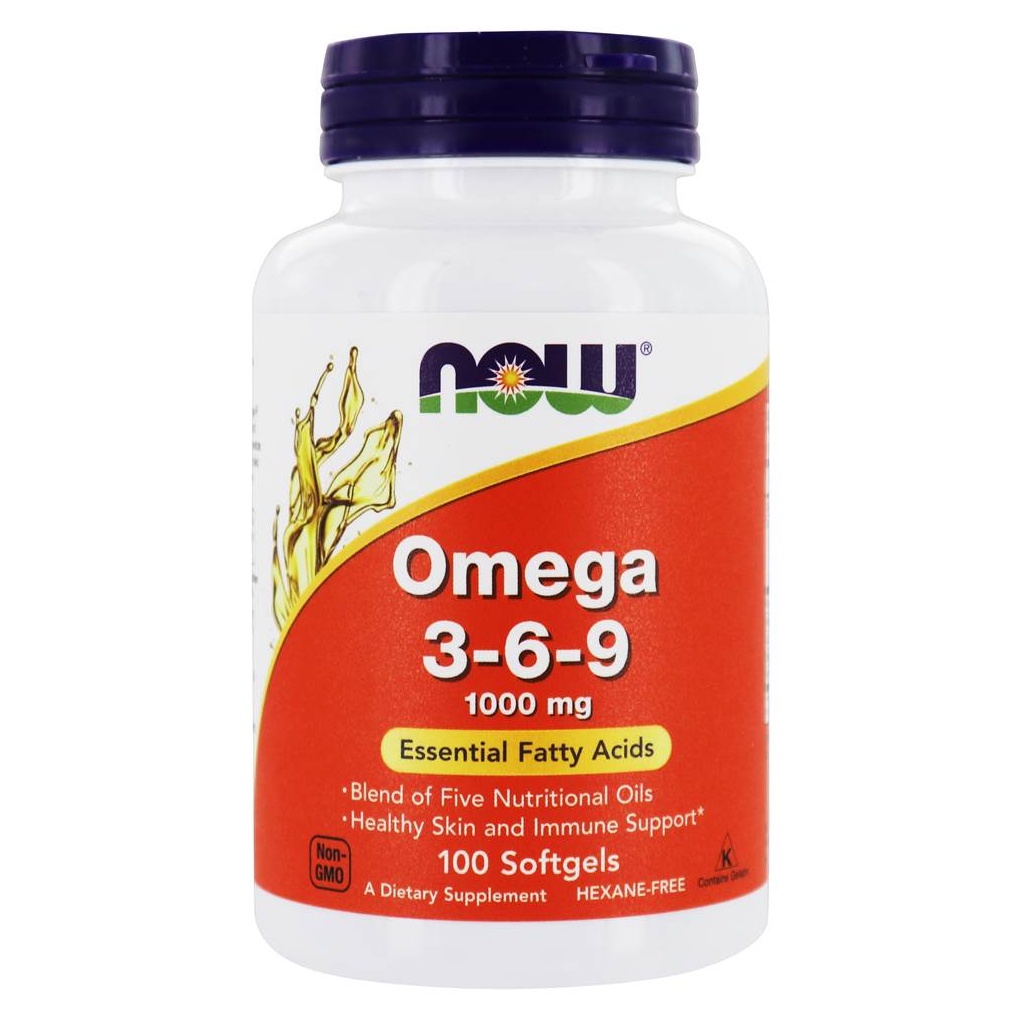Now Foods Omega 3-6-9 1000 mg / 100 Softgels | Shopee Thailand