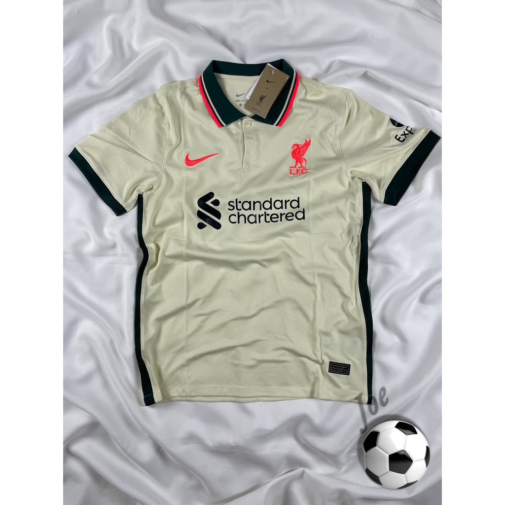 เสื้อบอล Liverpool (Cream, AAA Grade) เสื้อบอล ปี 2021-2022 | Shopee ...