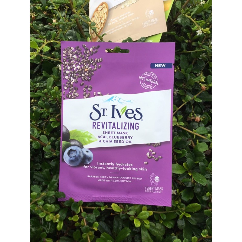 ST. Ives sheet mask จำนวน 1 แผ่น | Shopee Thailand