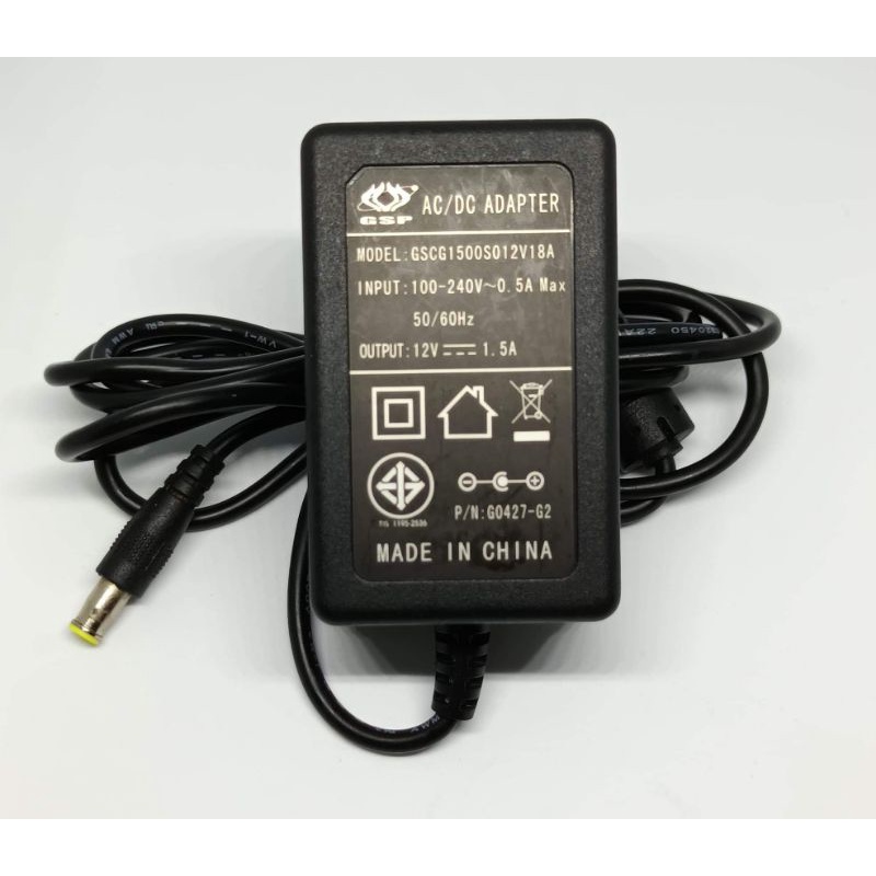 Power Adapter *GSP*แหล่งจ่ายไฟ 12V 1.5A | Shopee Thailand