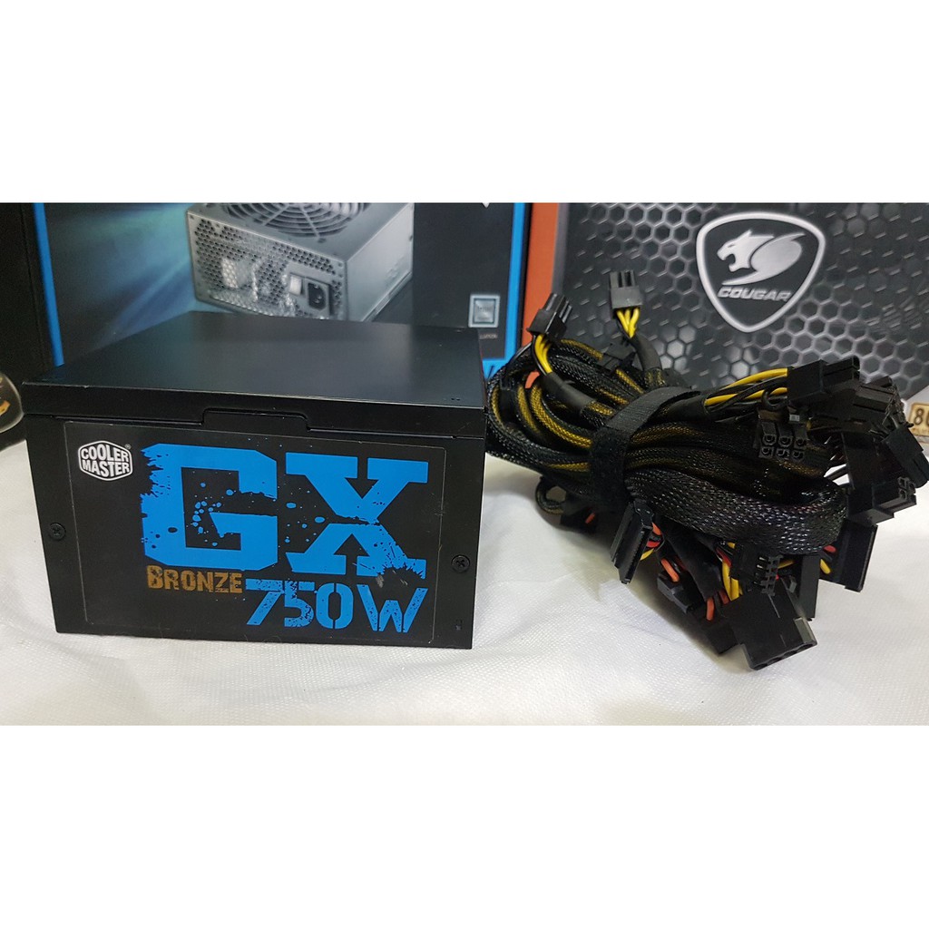 PSU ประกัน 4เดือน Cooler Master GX 750W 80+White มือ2 / power supply ...