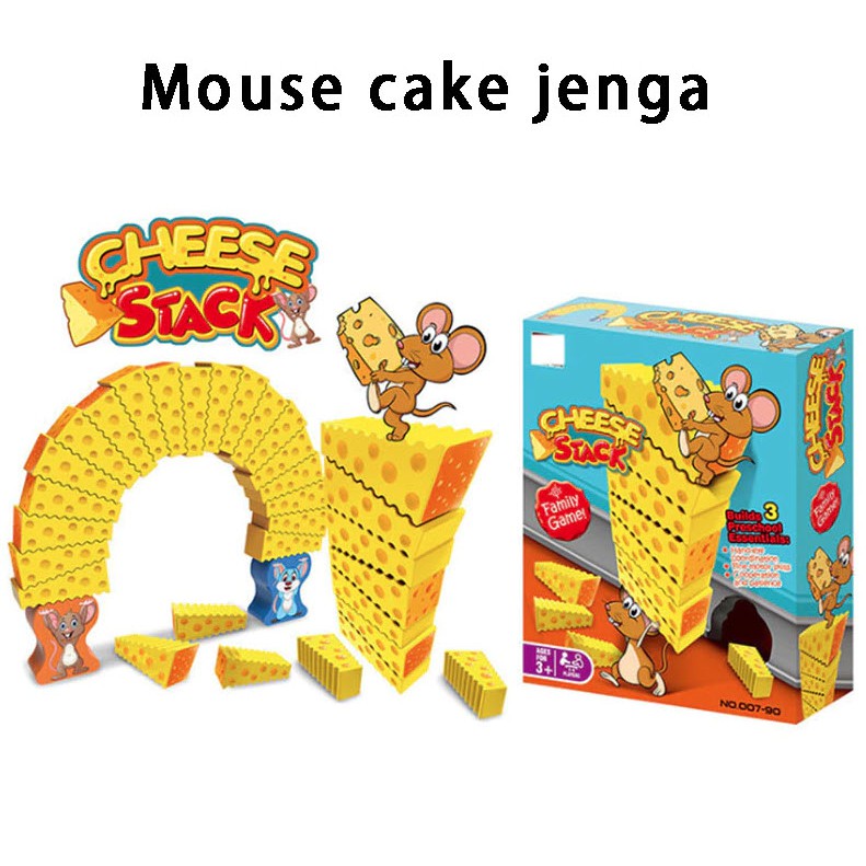 เกมเรียงชีส ฝึกสมาธิ CHEESE STACK GAME เกมหนูตั้งชีส Cheese Stack Cake ...