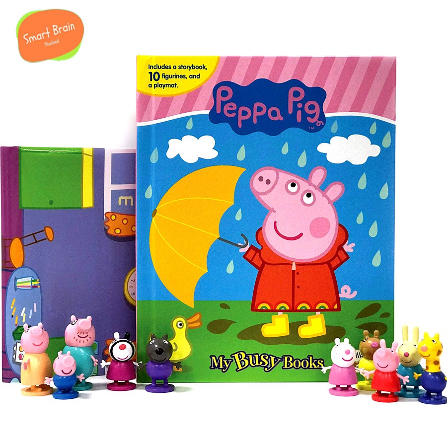 พร้อมส่ง *ลิขสิทธิ์แท้* หนังสือบอร์ดบุ๊ค Peppa Pig My Busy Book Board ...