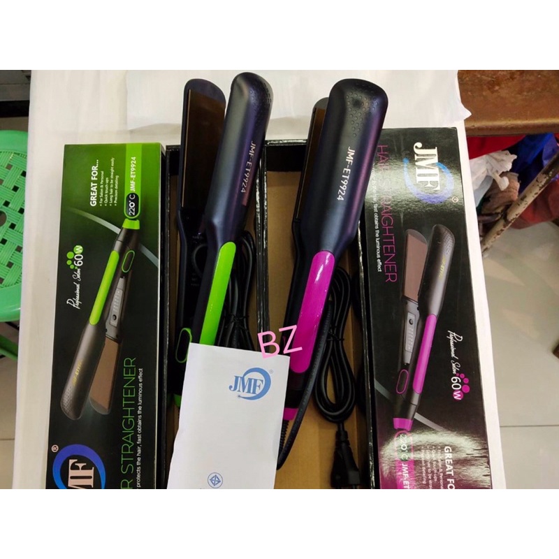 JMF-9924อุปกรณ์หนีบผม (มีมอก.)รุ่นใหม่ดีไซส์สวยหนีบตรงหนีบเรียบเงางามผมมีวอร์ลุ่ม | Shopee Thailand