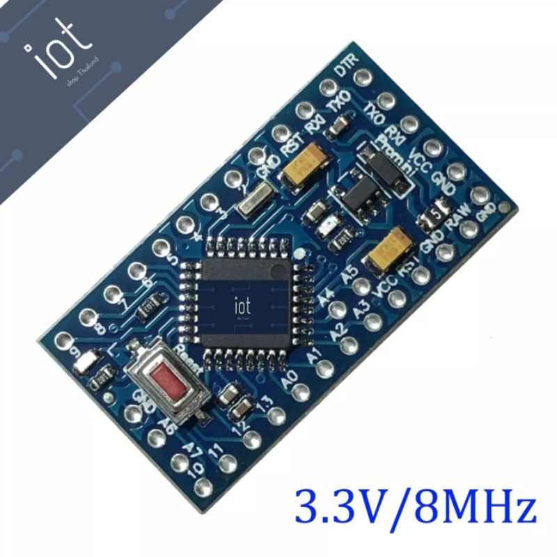 บอร์ด Pro Mini 328 - 3.3V/8MHz ฟรี Pin Header | Shopee Thailand