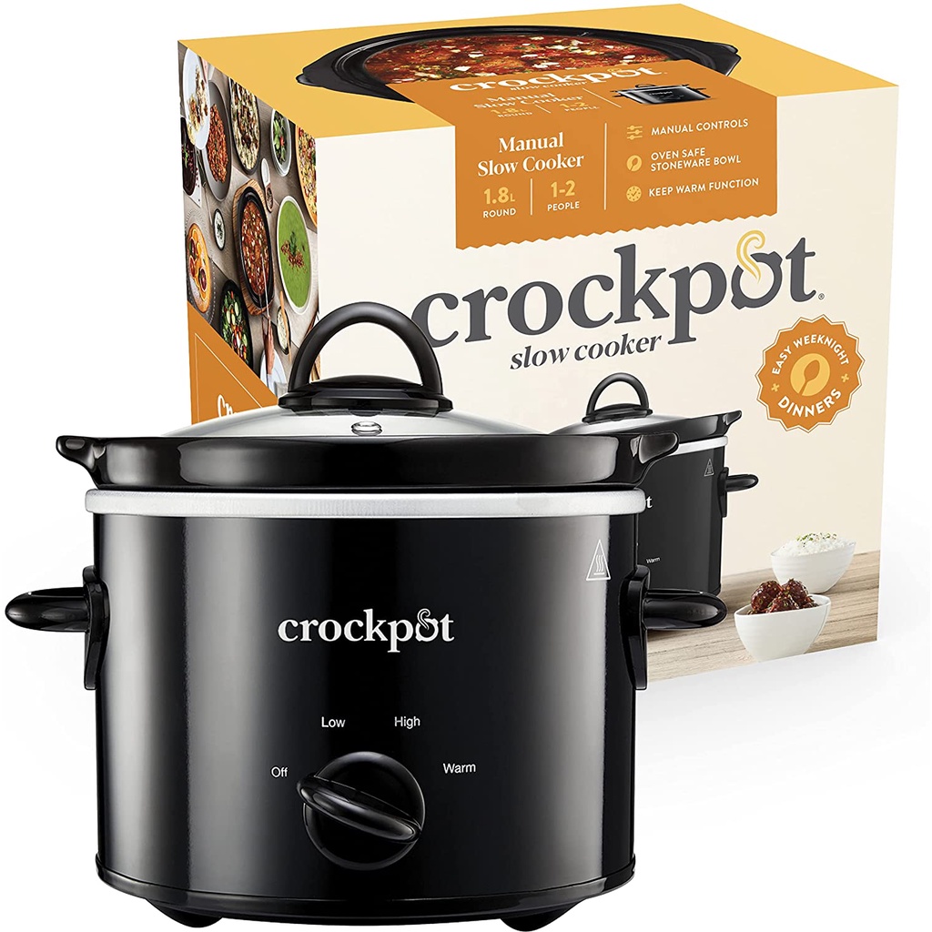 หม้อตุ๋นmini CrockPot Slow Cooker | Removable Easy-Clean Ceramic Bowl 1 ...