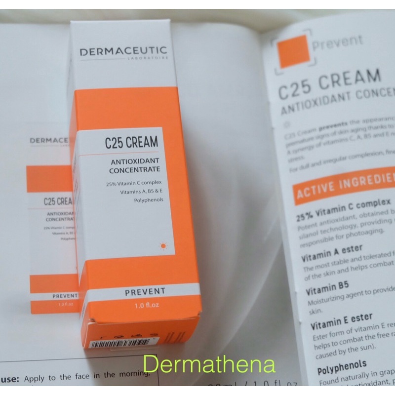 Dermaceutic C25 Cream Antioxidant Concentrate | Shopee Thailand