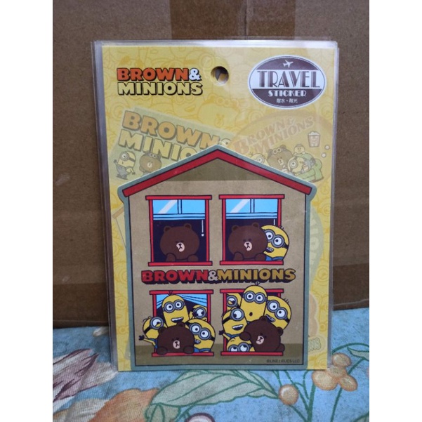 7-Eleven สติ๊กเกอร์ Sticker Brown X Minions สินค้า Premium Japan ...