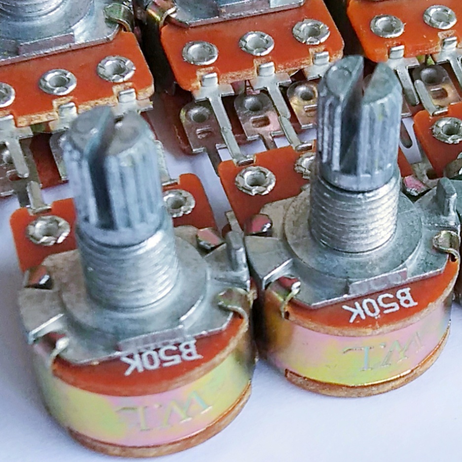 VR ปรับค่าได้ 6pin วอลลุ่มเครื่องเสียงB50K/B100K คาราต่อสินค้า1ตัว ...