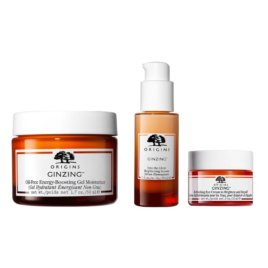 Origins GINZING Oil-Free Energy-Boosting Gel Moisturizer 30ml, 50ml / Into The Glow Brightening ...