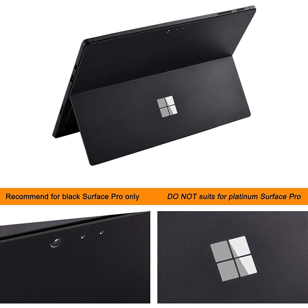 ตัวป ้ องกันครบชุดสําหรับ Microsoft Surface Pro1/ Pro2/Pro3/Pro4/Pro5/Pro6/Pro7/Pro8สติ ๊ กเกอร ...