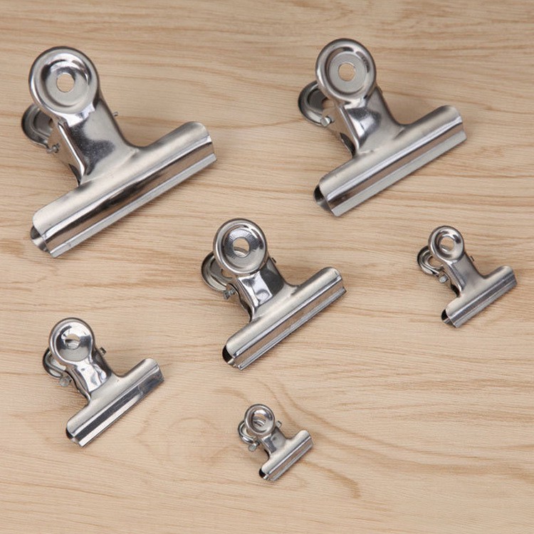 คลิปขาวปากแบน YUN YUE ขนาด 38 มม. , ขนาด 50 มม. และ ขนาด 63 มม. ( จำนวน 6 ตัว/แพ็ค ) | Shopee ...