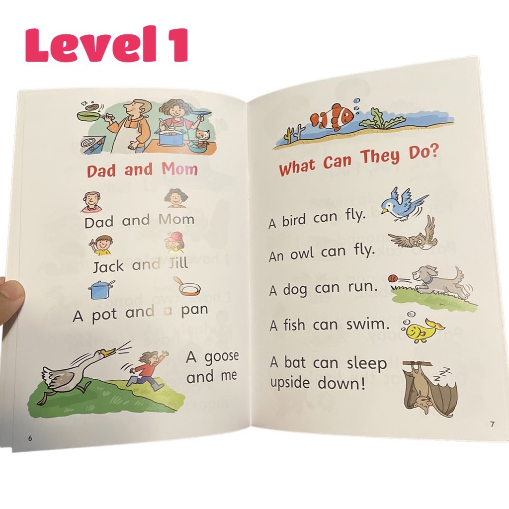 *ส่งทุกวัน* หนังสือหัดอ่านภาษาอังกฤษ I Can Read Level 1-5 (10 Books ...