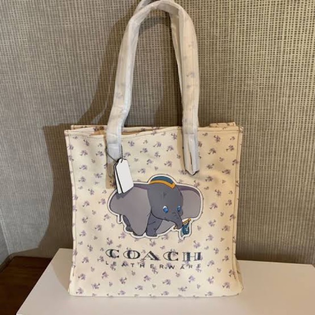 กระเป๋าผ้า Coach dumbo tote bag กระเป๋าโค้ชรุ่นดัมโบ้ ส่งฟรี! | Shopee ...
