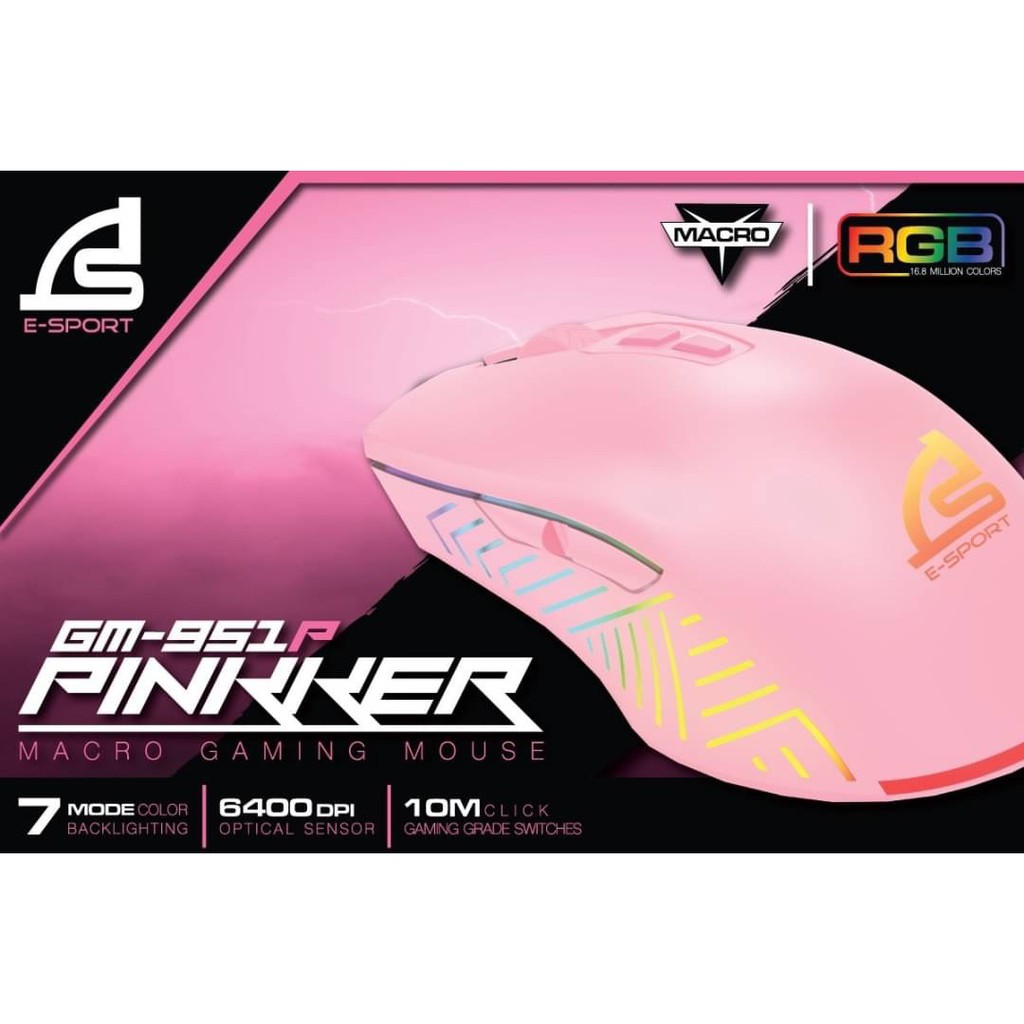 (เกมส์มิ่ง เมาส์) SIGNO E-Sport รุ่น GM-951 NAVONA Macro Gaming Mouse ...