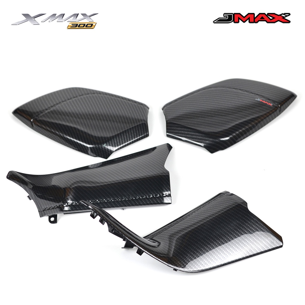 ชุด 4 ชิ้น ฝาปิดช่องเก็บของ L+R แฟริ่งคอนโซล L+R XMAX 300 2017-22 JMAX ...