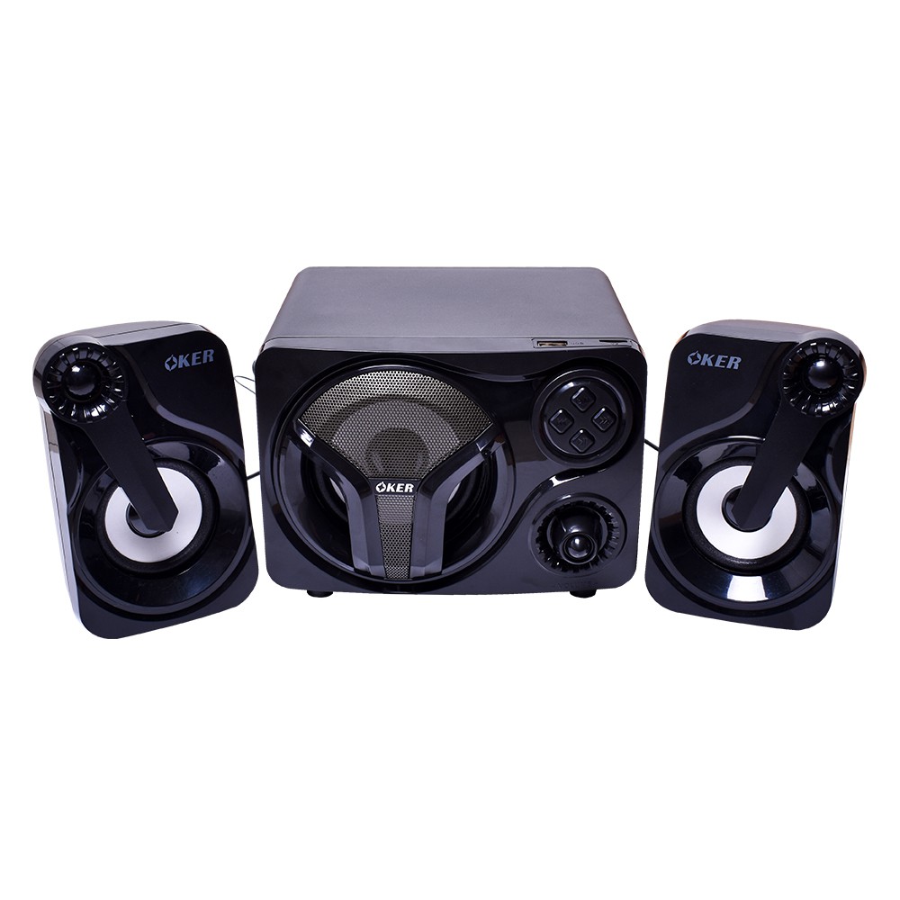 OKER SP-8038 Bluetooth Speaker USB 2.1 ลำโพงบลูทูธ - สีดำ | Shopee Thailand