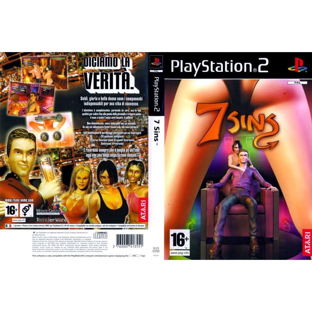 แผ่นเกมส์ PS2 7 Sins คุณภาพ ส่งไว (CD) | Shopee Thailand