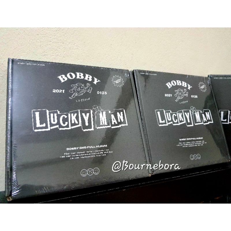 พร้อมส่ง : Bobby Lucky man 2nd album (อัลบั้มบ๊อบบี้) | Shopee Thailand