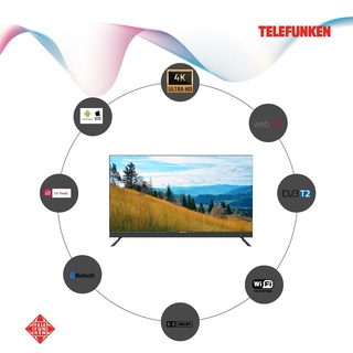 TELEFUNKEN 55 นิ้ว N19 4K รุ่น JU55DS180S ลำโพงคู่ ทีวี 55 นิ้ว inch ...