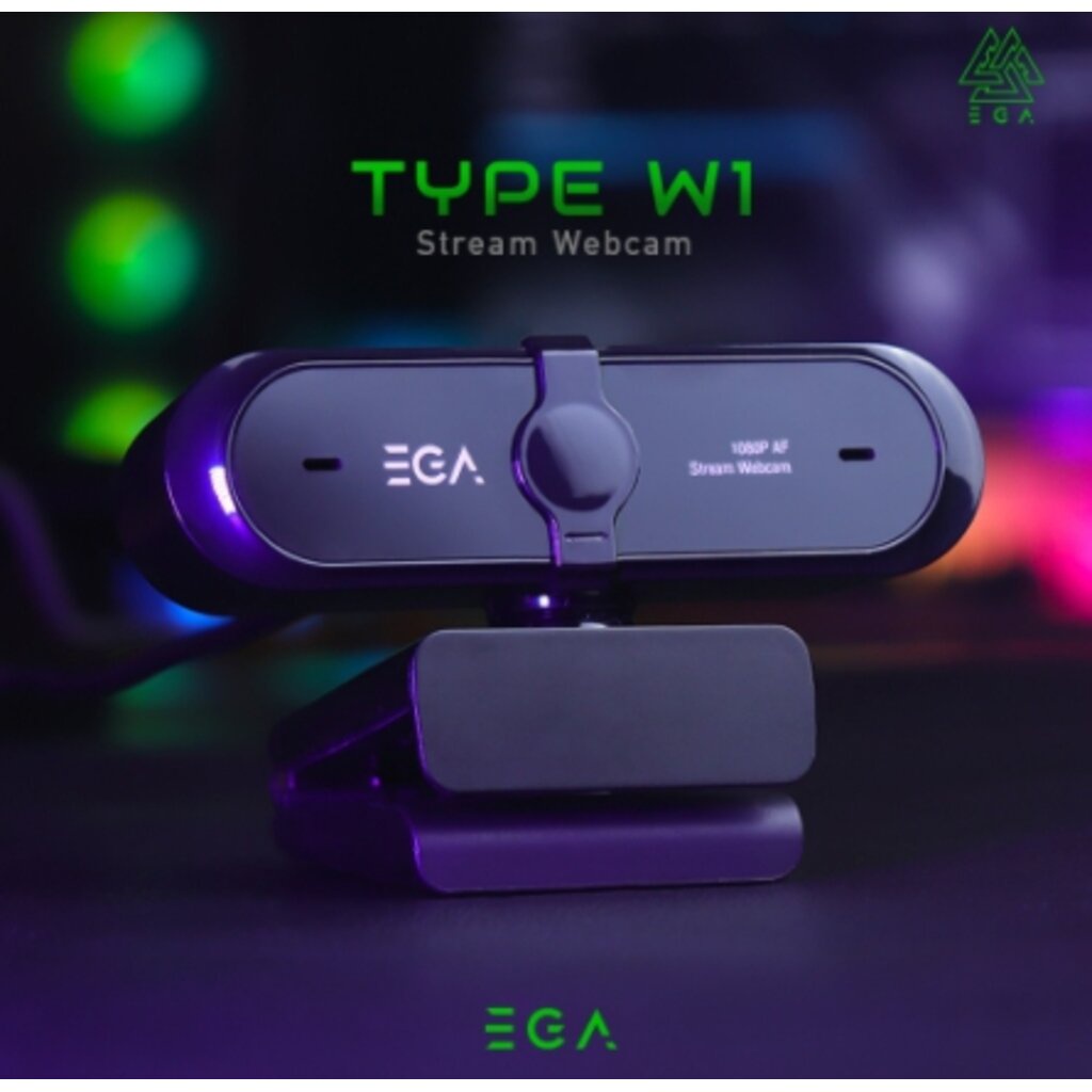 กล้อง EGA Type W1 Full HD Stream Webcam กล้องเว็บแคม แบรนด์ EGA ...