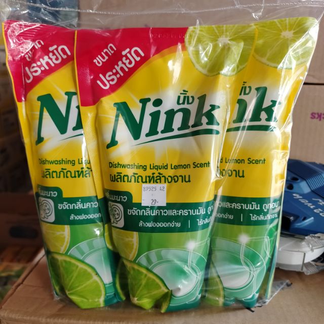 น้ำยาล้างจาน นิ้งNink 400 ml. (แพ็ค3) | Shopee Thailand