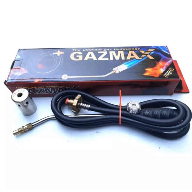 Gazmax หัวเผา หัวพ่นไฟ เผาหัวหมู เผาขาหมู ต่อกับถังแก๊สLPG ขนาด 1.5-2 นิ้ว | Shopee Thailand