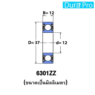 6300ZZ 6301ZZ 6302ZZ 6303ZZ 6304ZZ 6305ZZ ตลับลูกปืนเม็ดกลมร่องลึก ฝา ...