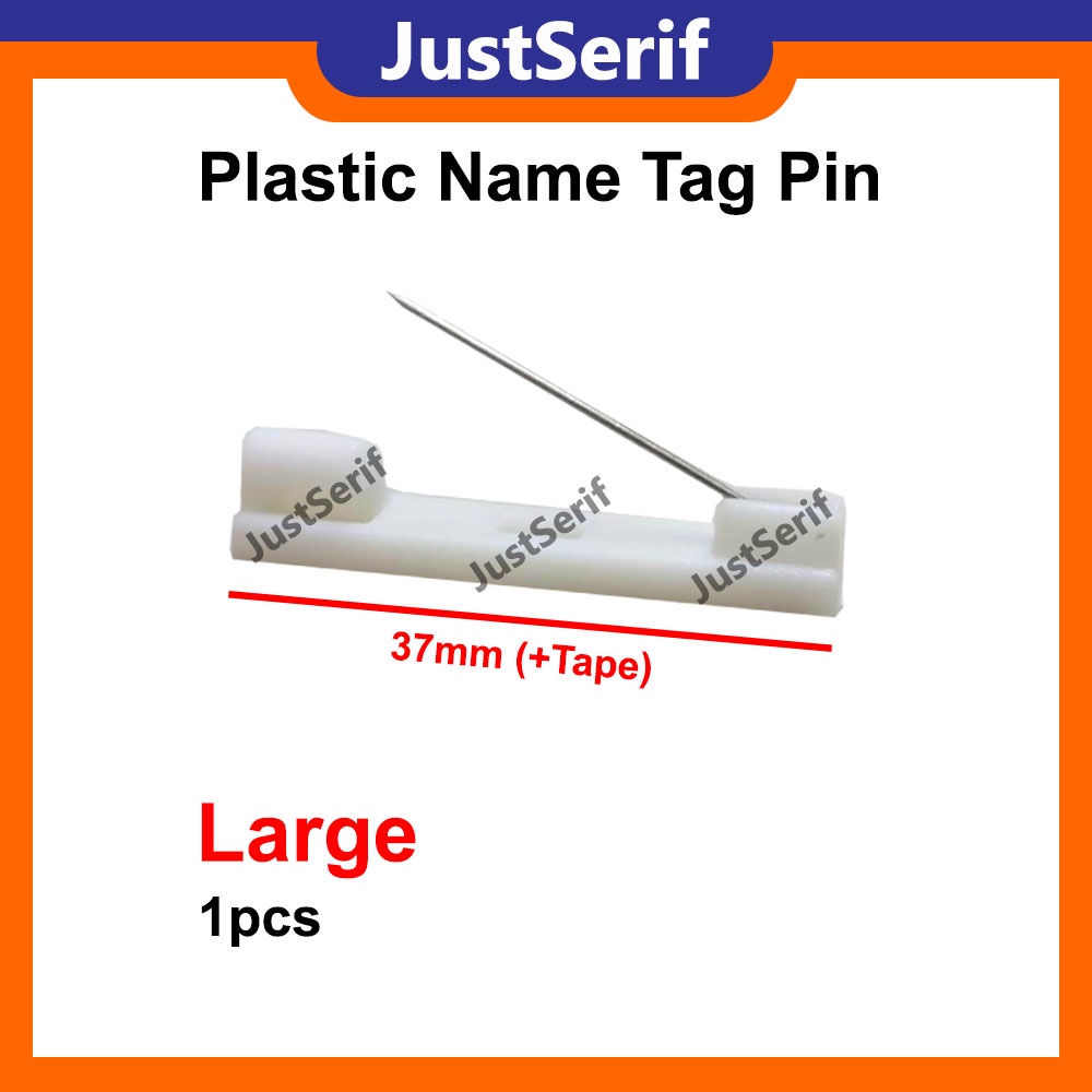 Name Tag Pin Only (Stainless Steel) จระเข้คลิปใหญ่และขนาดกลาง | Shopee ...