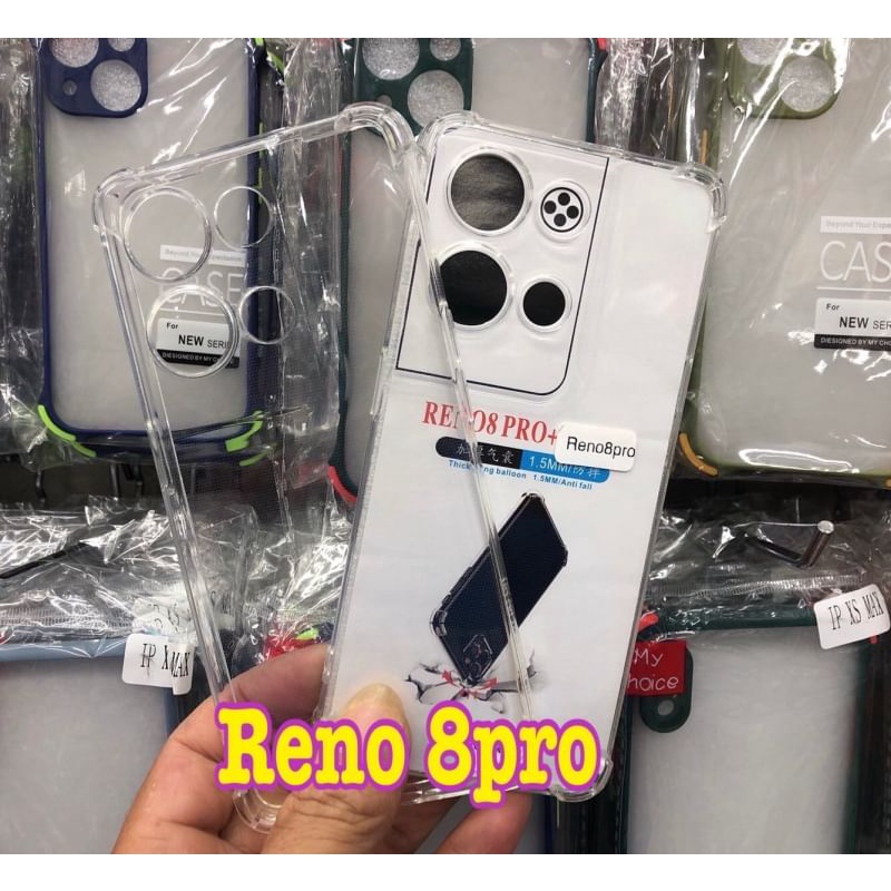 OPPO Reno 8 5G/8Z 5G/8 Pro 5G CASE TPU ฝาหลังใส กันกระแทก มีปุ่มกัน ...