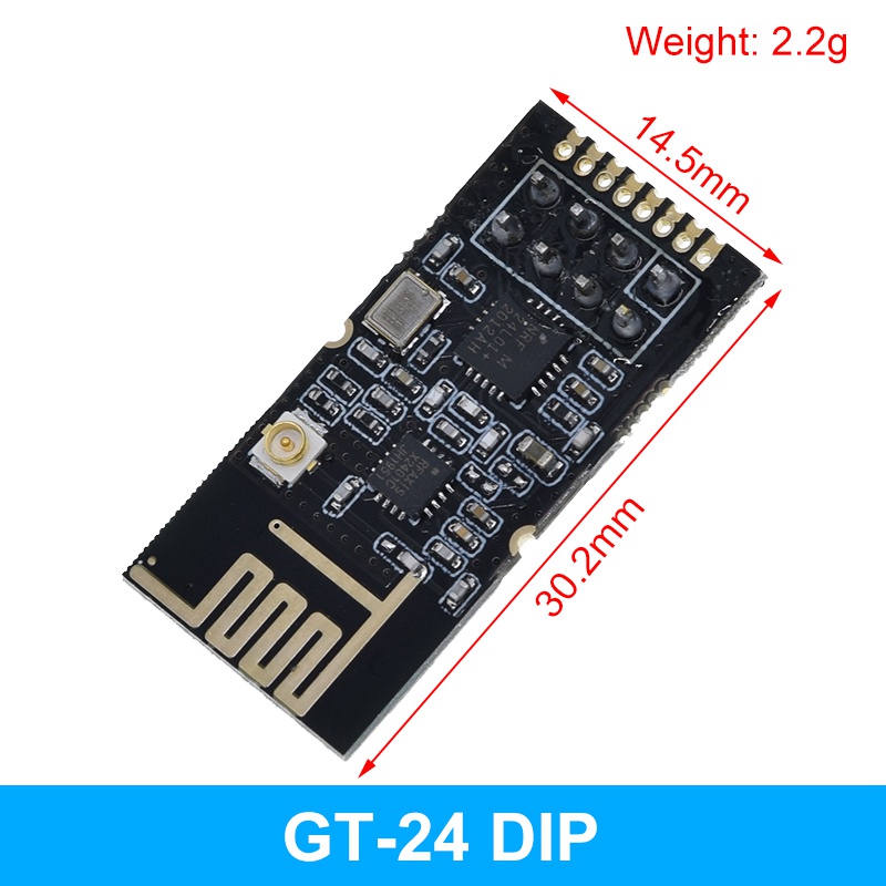 โมดูลส่งสัญญาณข้อมูลไร้สาย NRF24L01+ 2.4G 2.4GHz NRF24L01 NRF24L01+PA ...