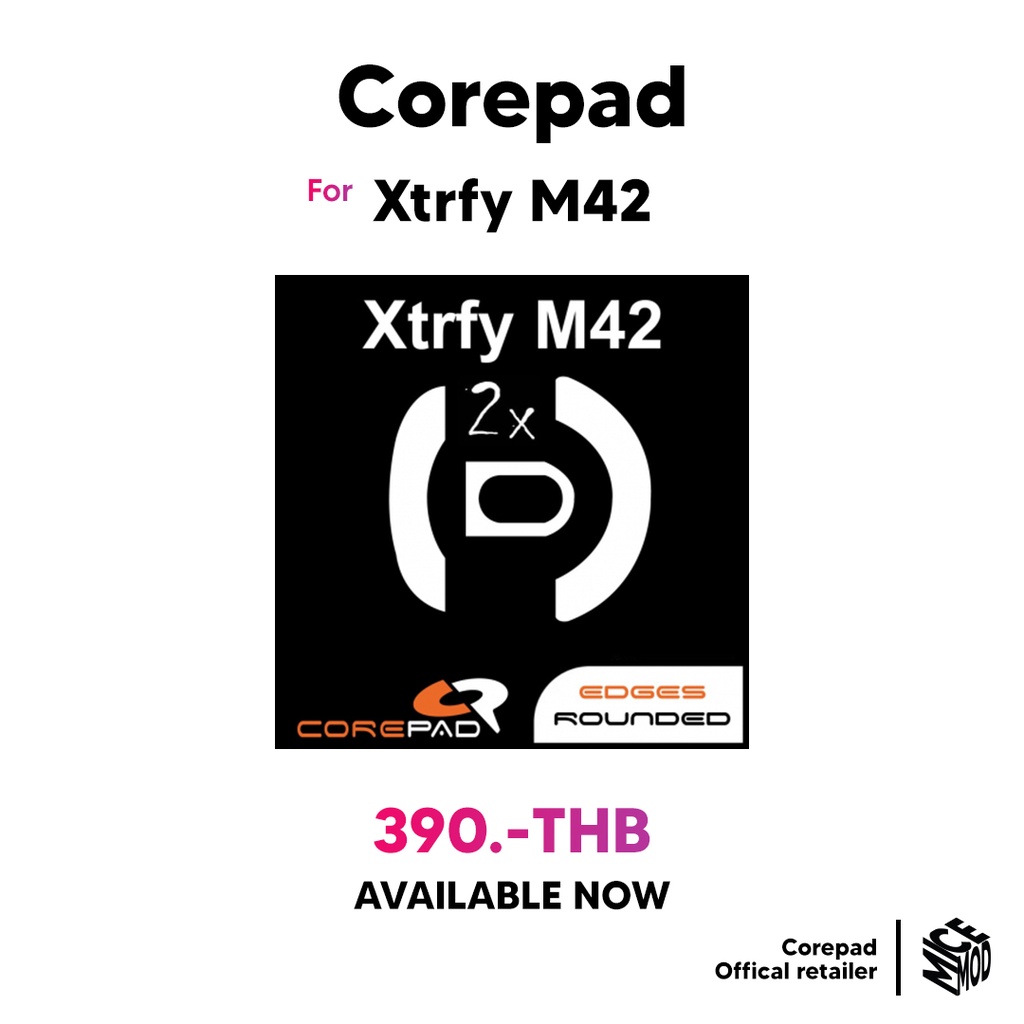 เมาส์ฟีท Corepad ของ Xtrfy M42 [Mouse Feet] | Shopee Thailand