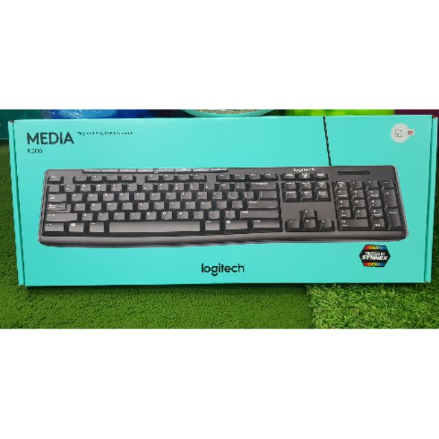 Ligitech keyboard คีย์บอร์ด สาย รุ่นK200 | Shopee Thailand