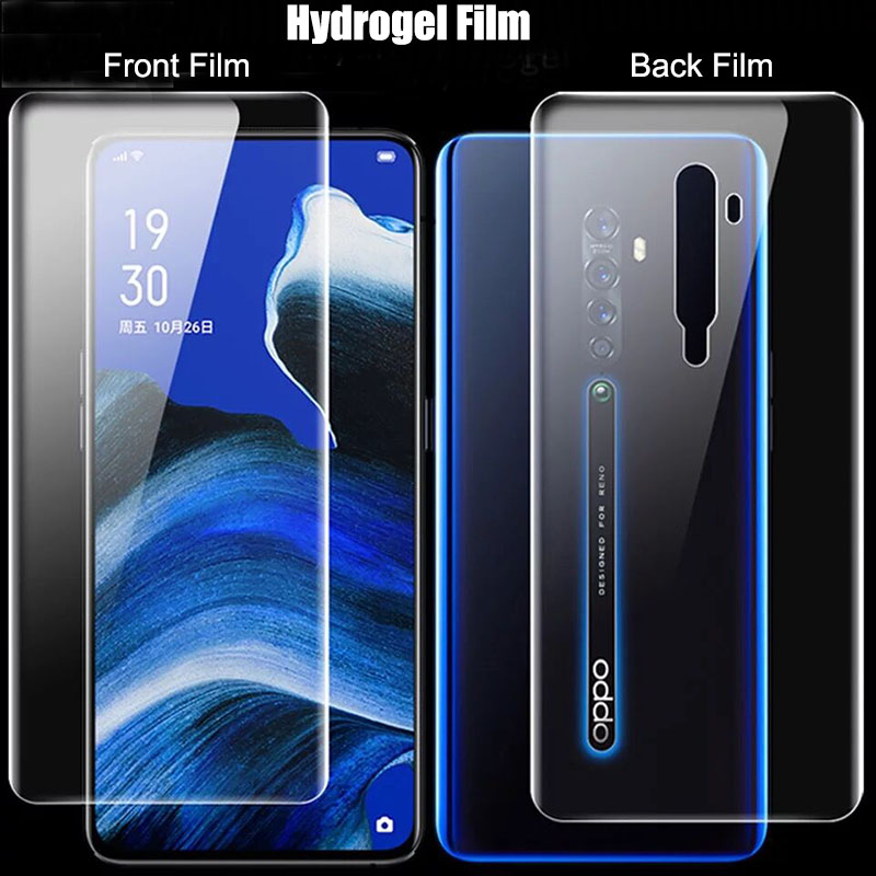 ฟิล์มกันรอยหน้าจอ ด้านหน้า และด้านหลัง สําหรับ Oppo Find X2 Pro Reno 2F ...