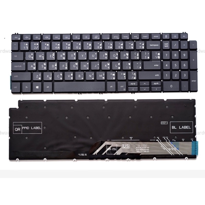 KEYBOARD DELL INSPIRON 5593 สีดำ | Shopee Thailand