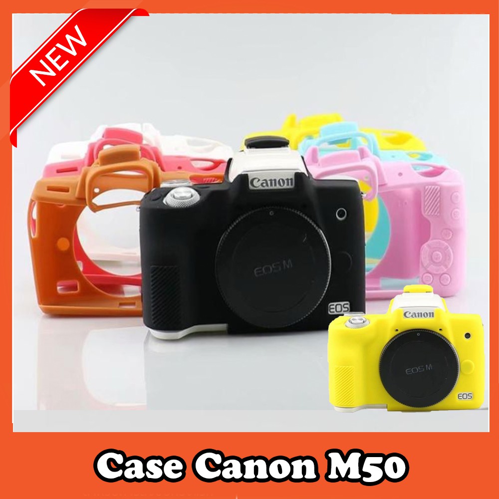 เคสซิลิโคน Canon EOS M50 ตรงรุ่น Silicone Case EOS M50 เปิดแบตได้ ...