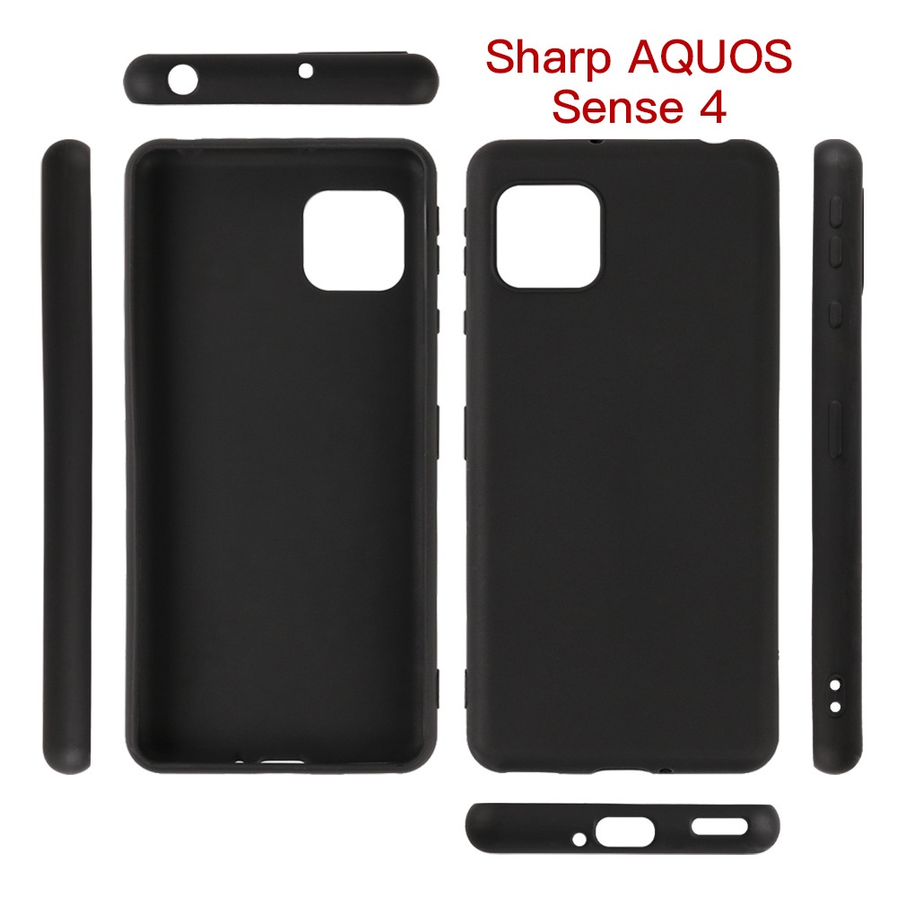 Sharp AQUOS Sense4 Casing Ultra Thin Protective Soft TPU Phone Case ...