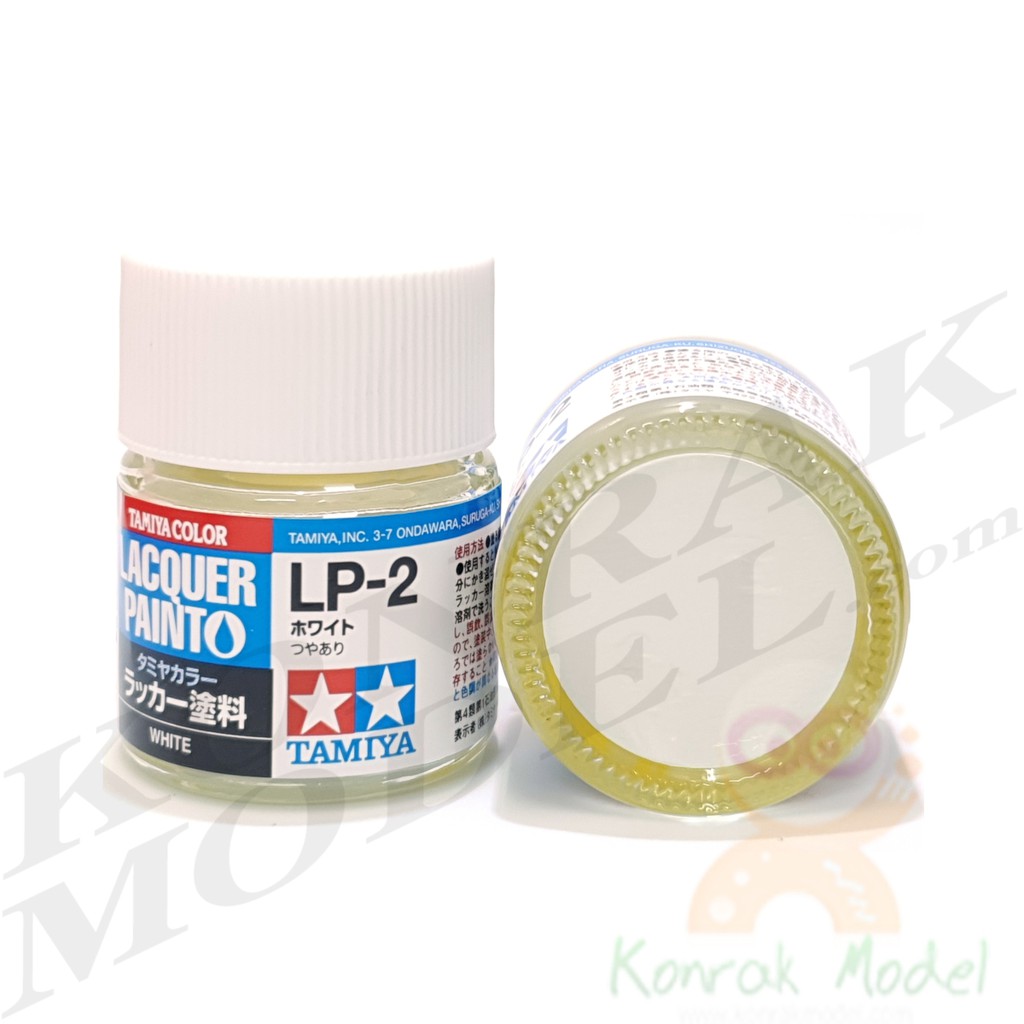 สีทามิย่าสูตรแล็คเกอร์ Tamiya Lacquer paint LP2 White 10ML | Shopee ...