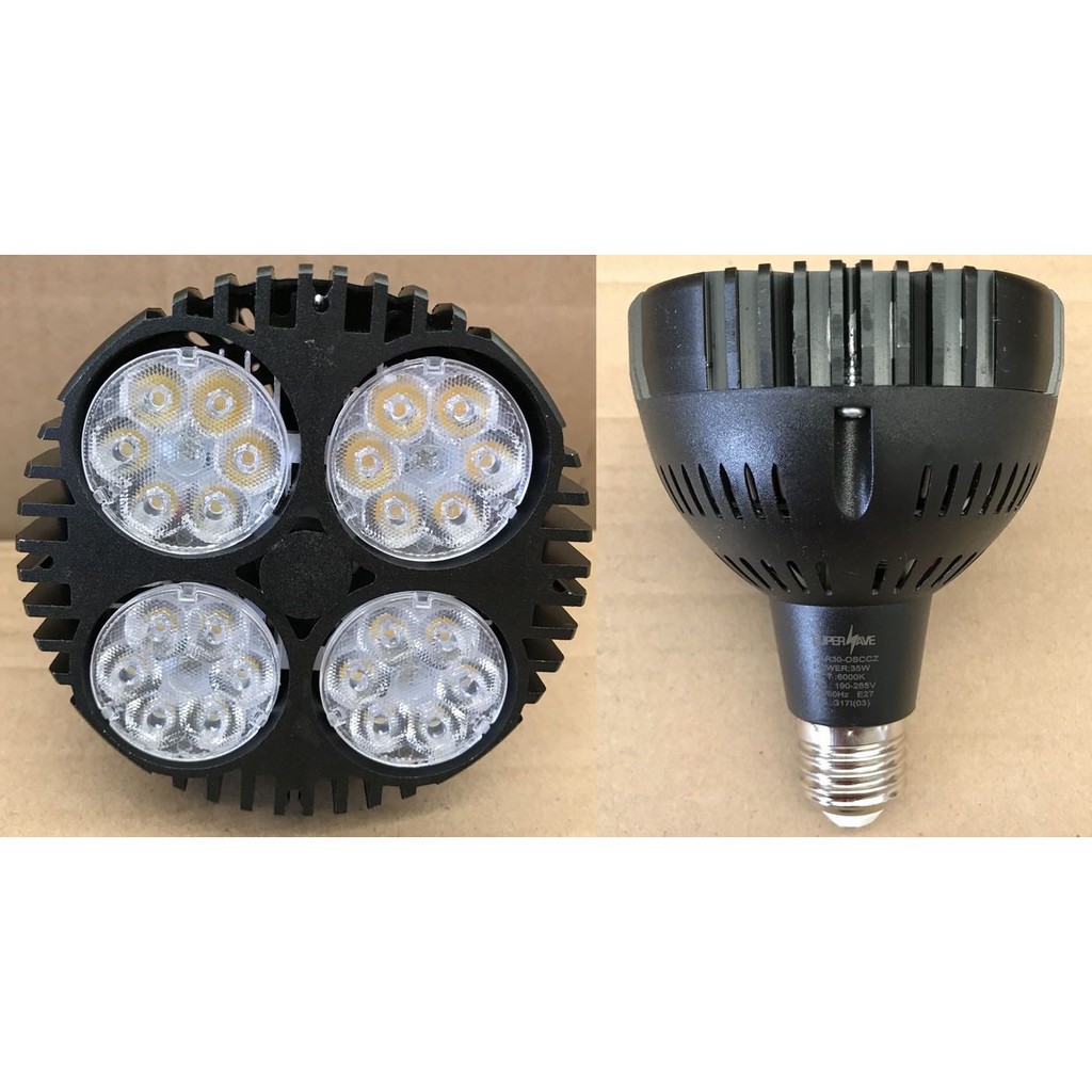 LED PAR30 หลอดไฟ PAR30 35W Chip OSARM ขั้วE27 6500K /4000K/3000K สว่าง ...