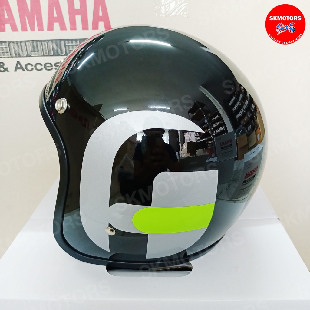 หมวกกันน็อคเต็มใบเปิดคาง FAZZIO สีดำ รหัสสินค้า 90791-13X01-BL แท้เบิก ...