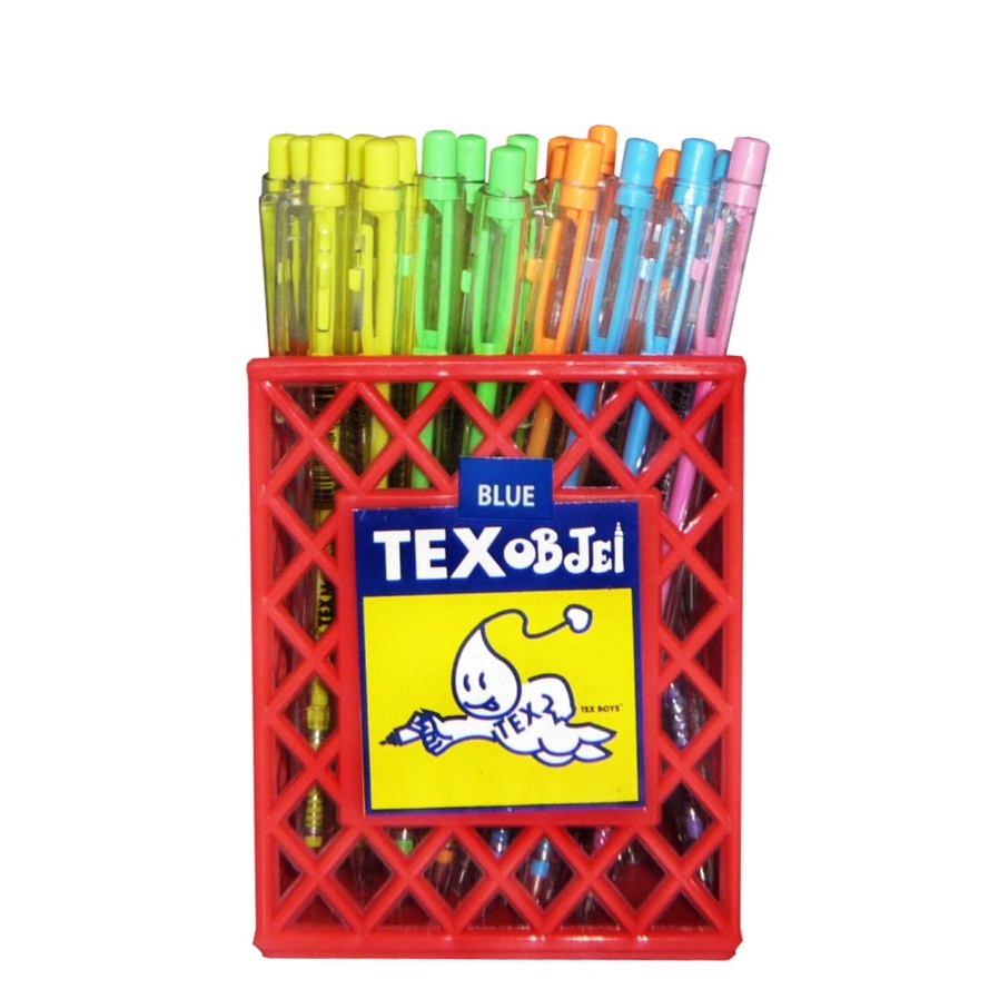 TEX เท็กซ์ MC 228 ด้ามใส ปากกาลูกลื่นหัว 0.7 แพ็ค 50 ด้าม | Shopee Thailand