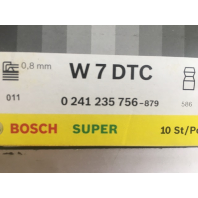 หัวเทียน BOSCH W7DTC | Shopee Thailand