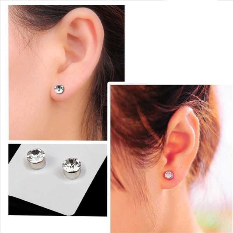 อัญมณีนําเข้า MAGNET EARRINGS - KPOP FASHION EARRINGS WITH HAPPINESS ...